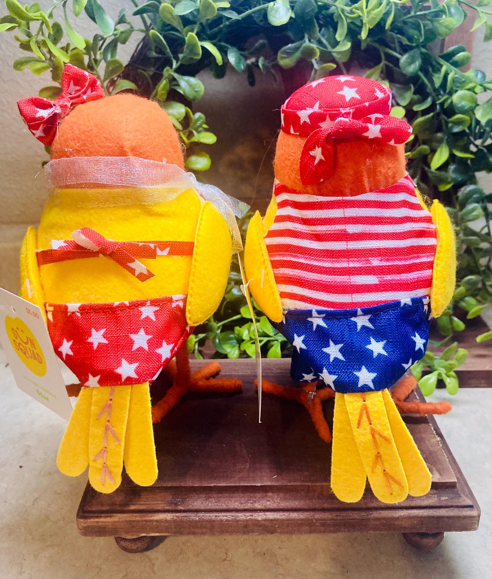 Pair of 4th of July or Summer Featherly Friends Birds 2022 Retired ...