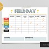 Field Day Invitation Digital Invitation Birthday Canva Template ...