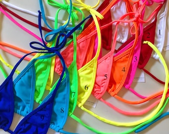 Dubio Bikini Playful Extreme Bikini Micro Crotchless Sexy Aqua | Etsy