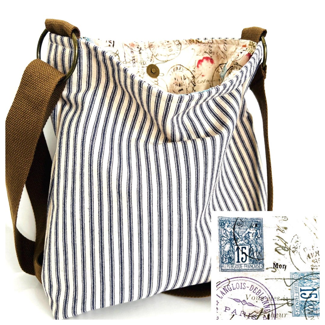 Denim Crossbody Purse, Washable Cloth Purse, Shoulder Bag, Spring Purse ...