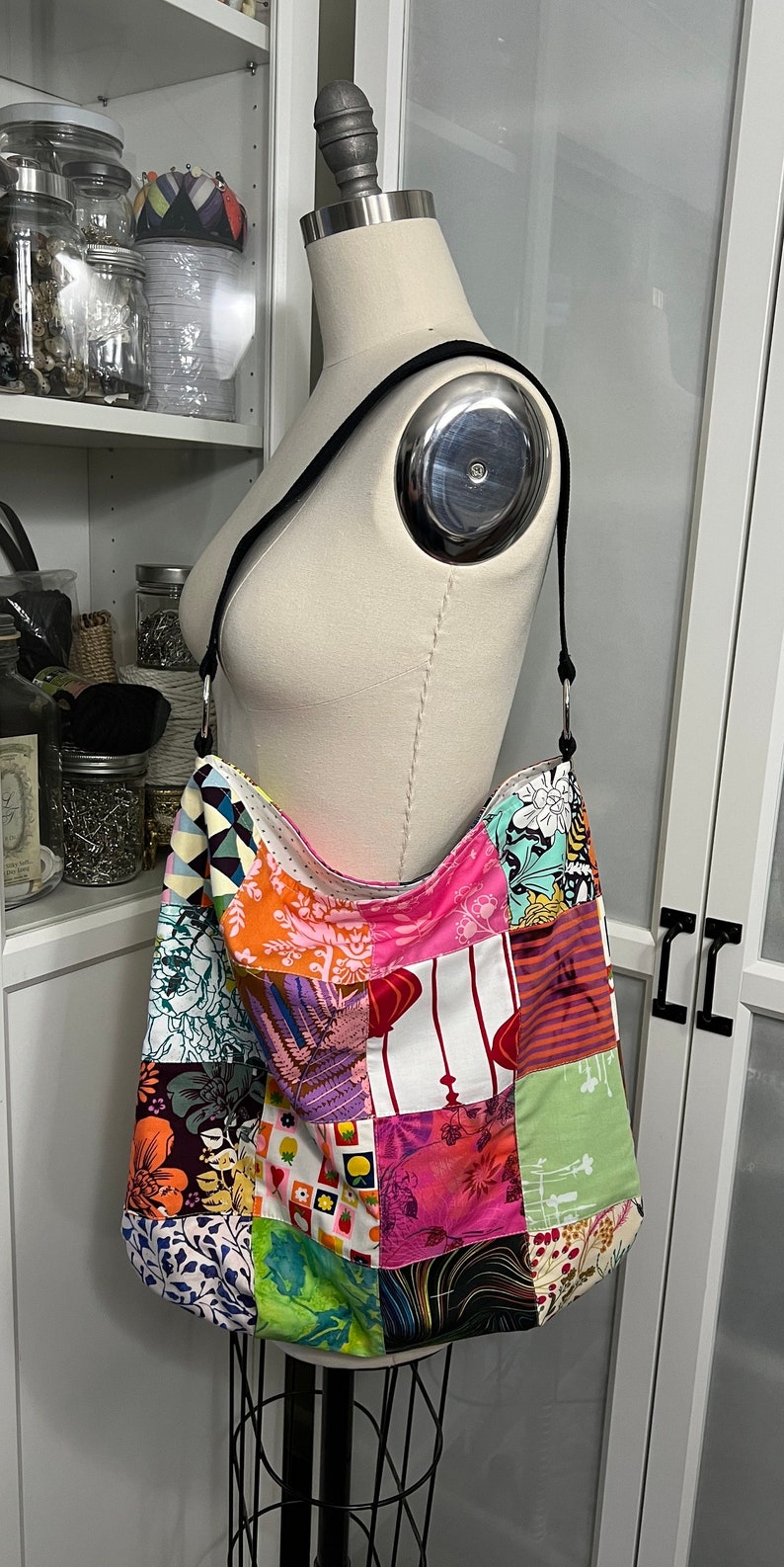 Upcycled Quilt Hobo Bag: Handmade Patchwork Slouchy Purse - Etsy