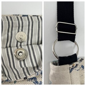 Linen Crossbody Bag, Washable Linen Purse, Shoulder Bag, Foldable Purse ...