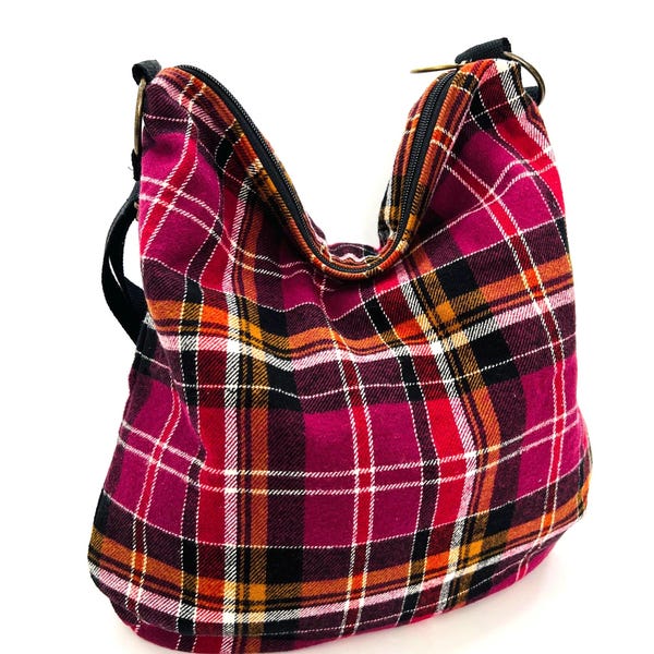Plaid Handbags - Etsy