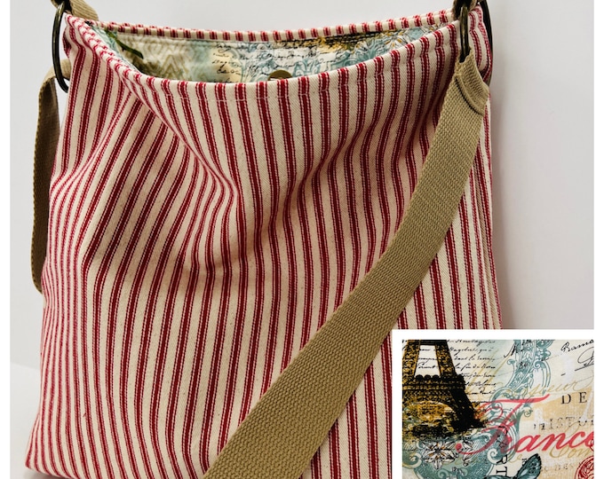 Denim Crossbody Purse, Washable Cloth Purse, Shoulder Bag, Spring Purse ...