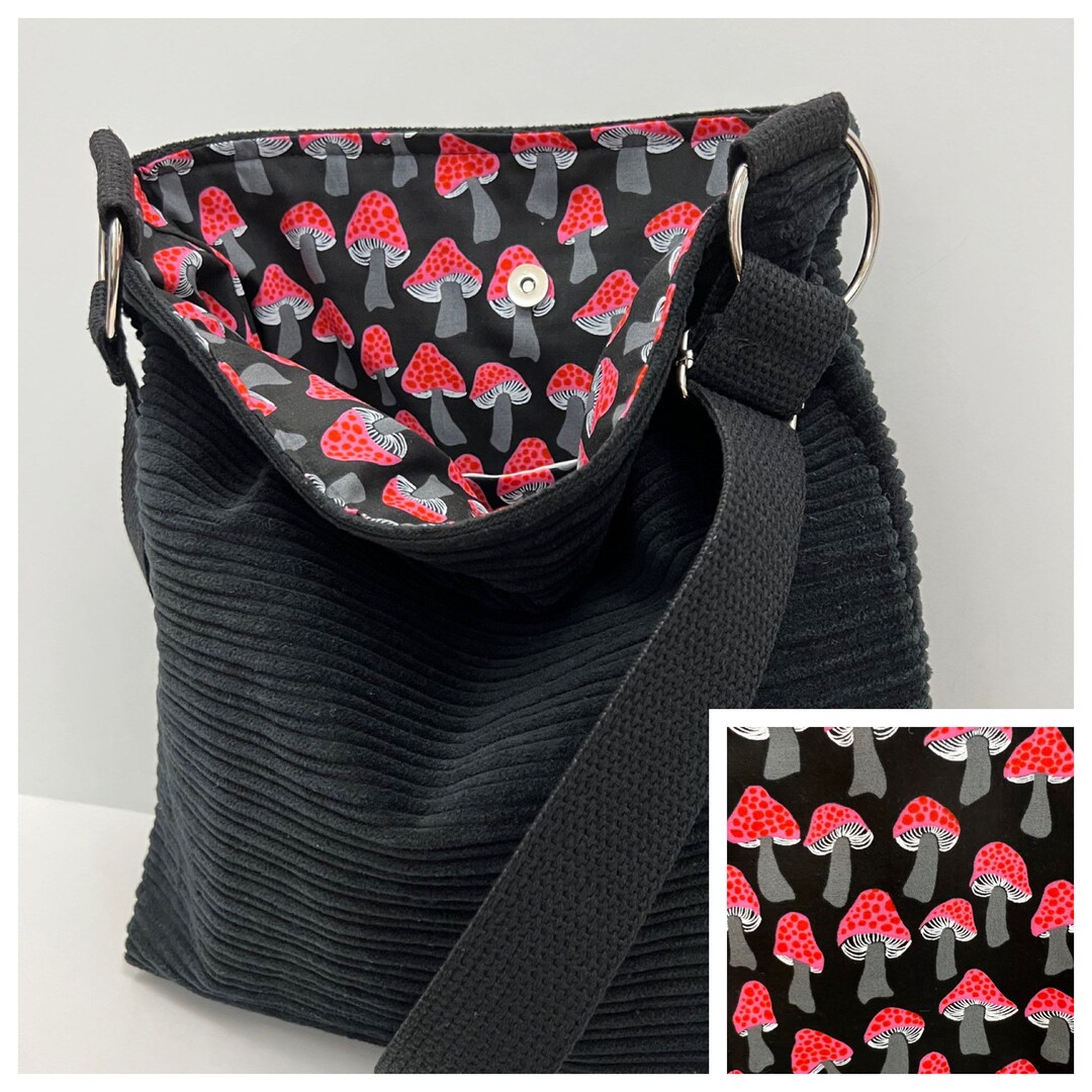 Crossbody Purse Corduroy Purse Washable Purse Over the - Etsy