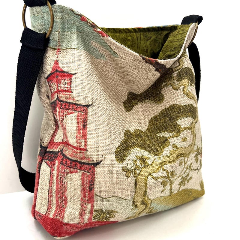 Linen Shoulder Bag - Etsy