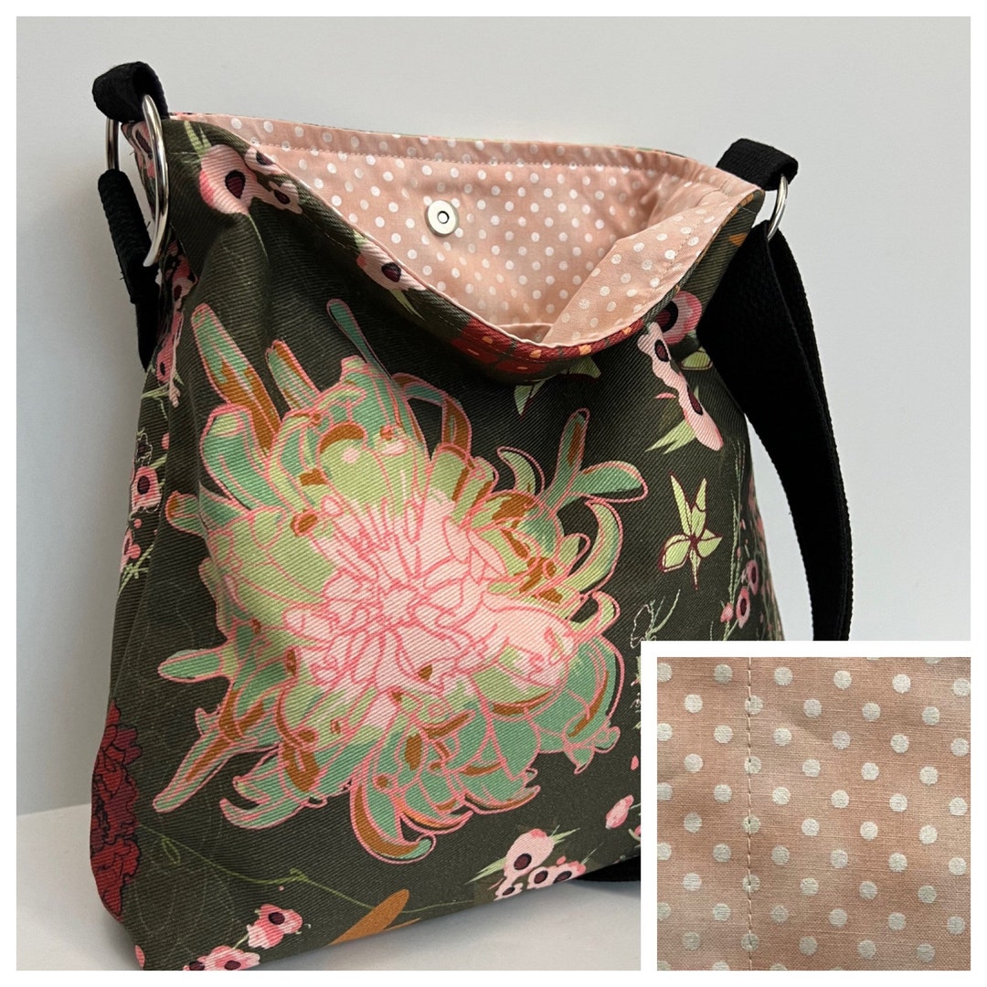 Denim Crossbody Purse, Spring Purse, Washable Purse, Shoulder Bag ...