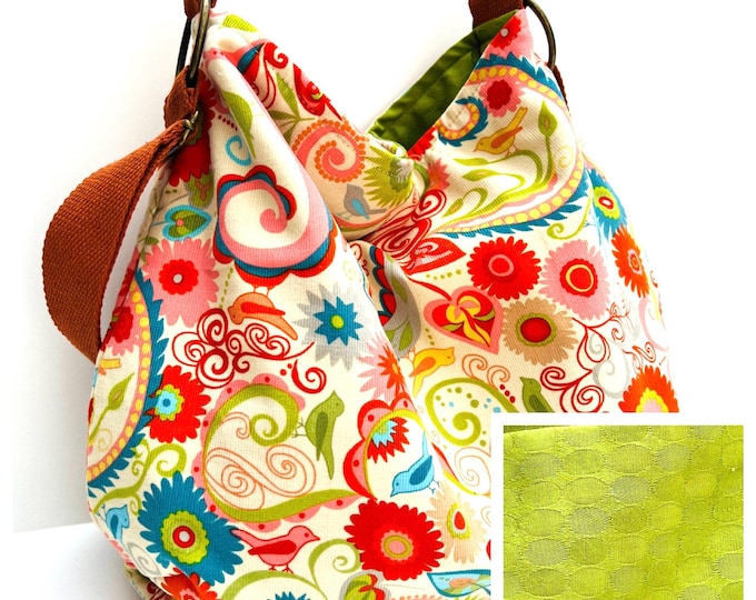 Corduroy Crossbody Hobo Purse, Funky Hobo Bag, Washable Cloth Purse ...