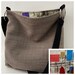 Linen Crossbody Purse Washable Cloth Purse Over the Shoulder - Etsy