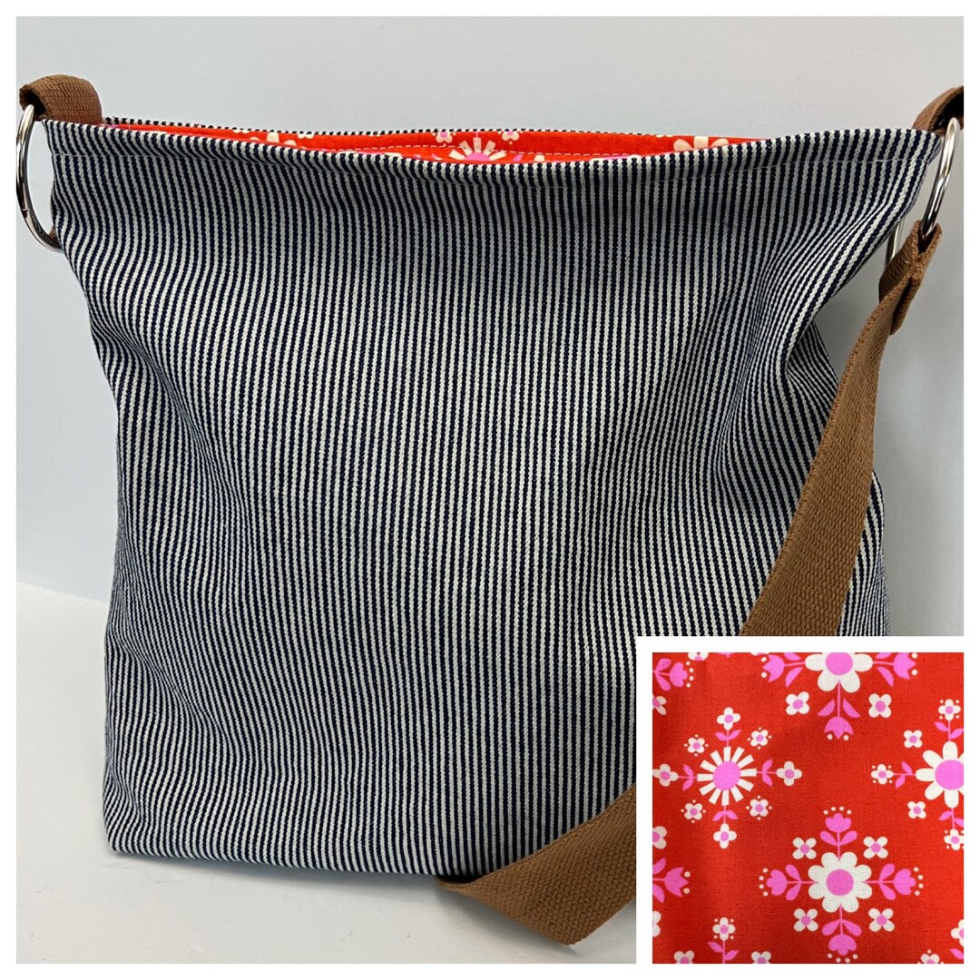 Denim Crossbody Bag Washable Crossbody Purse Over the - Etsy