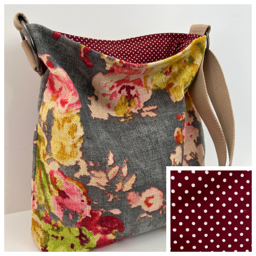 Linen Crossbody Bag, Linen Purse, Shoulder Bag, Washable Crossbody ...