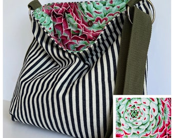 Denim Crossbody Purse, Washable Purse, Over the Shoulder Purse ...