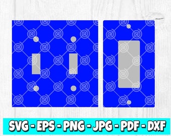 Light Switch Plate Svg - Etsy Israel