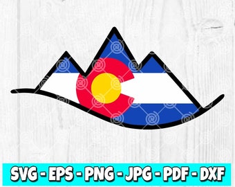 Colorado Flag SVG - Etsy