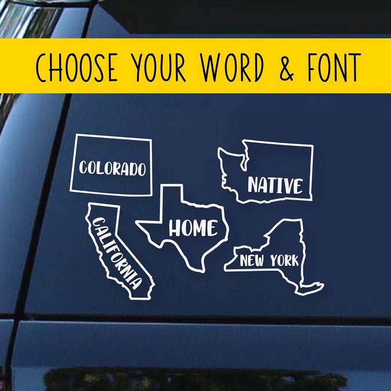 Text on Car Decal - Etsy