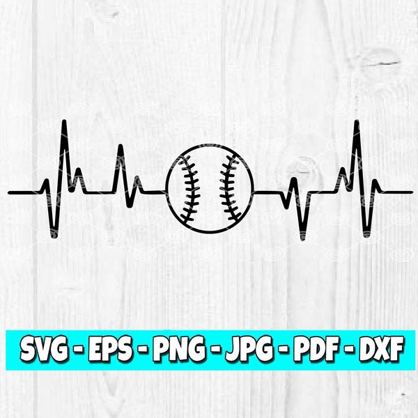 Heartbeat Svg - Etsy