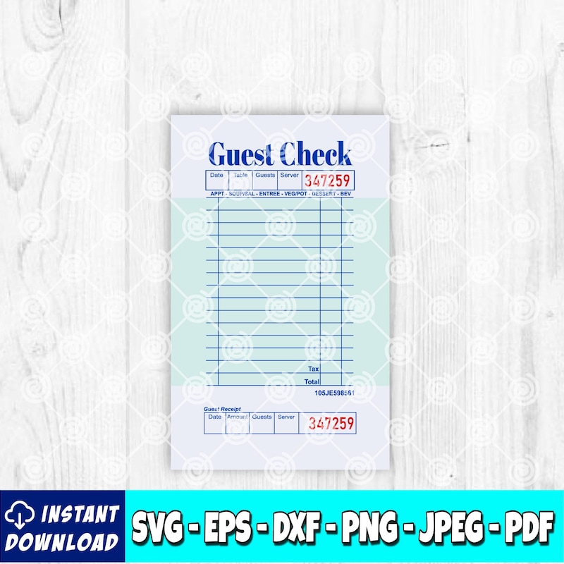Blank Check Svg - Etsy