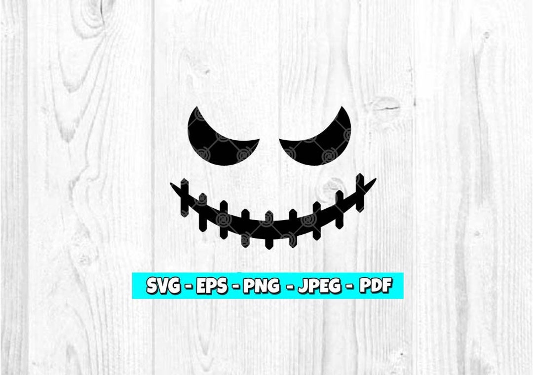 Scary Face SVG Skeleton Face Halloween SVG Skull Svg - Etsy