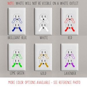 Mouse Outlet Decals (qty 6) | Removable Vinyl | Mickey Mouse | Mickey ...