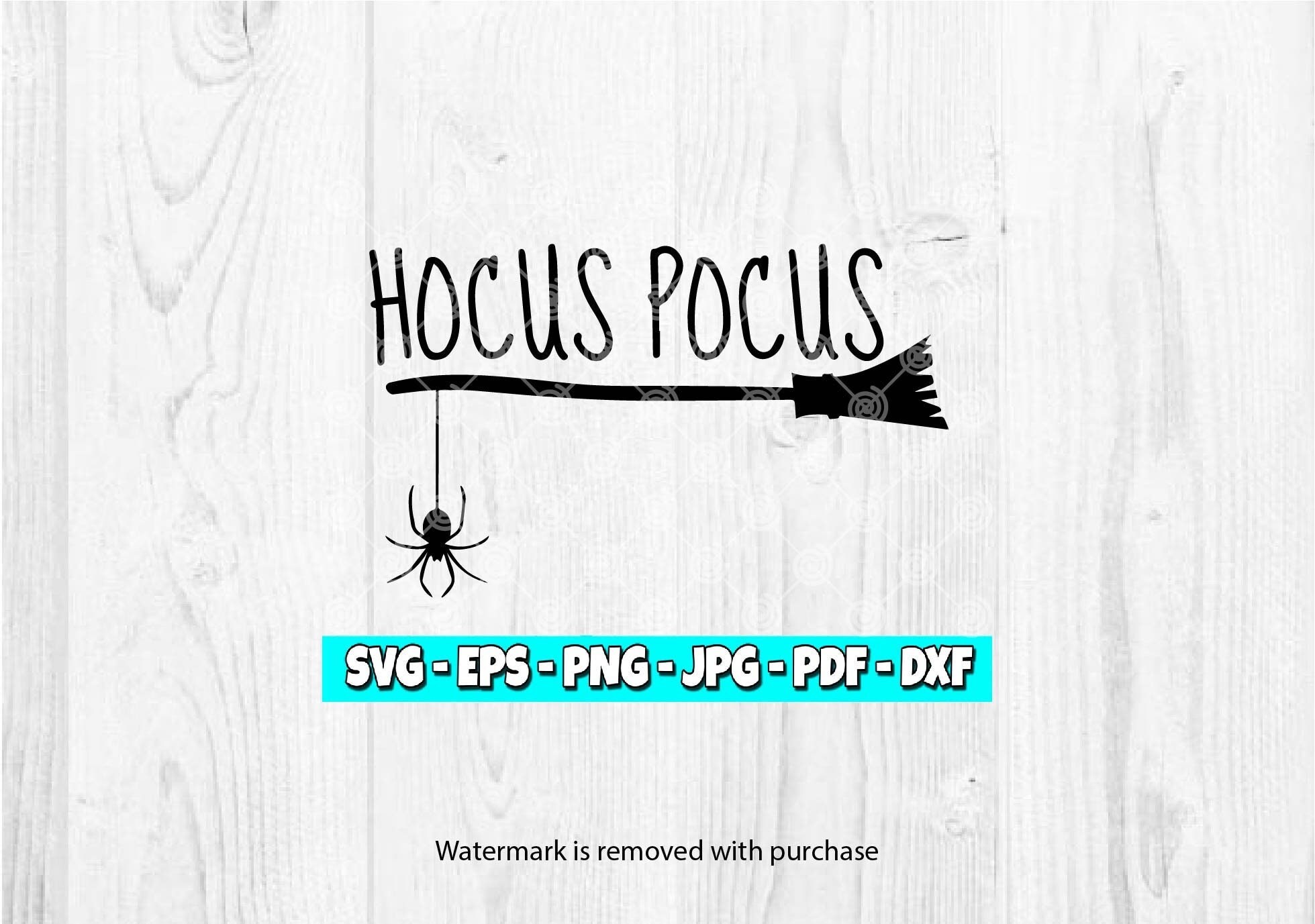 Hocus Pocus Broom & Spider SVG | Spider Svg | Witches Broom | Sanderson ...