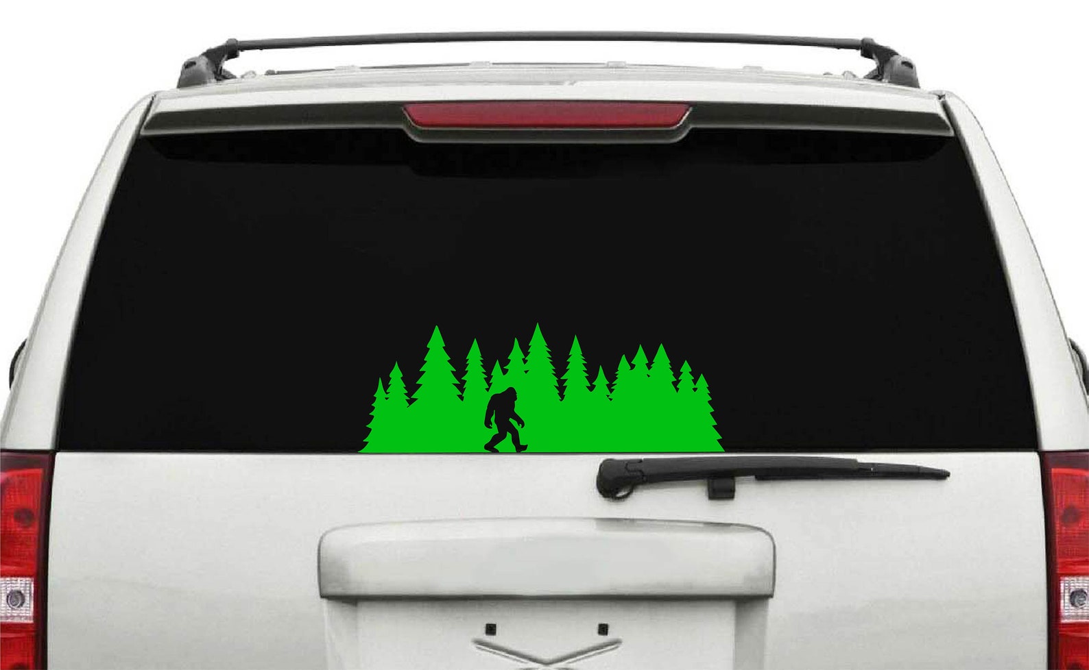 Bigfoot Forest Decal Sasquatch Decal Bigfoot Car Decal - Etsy