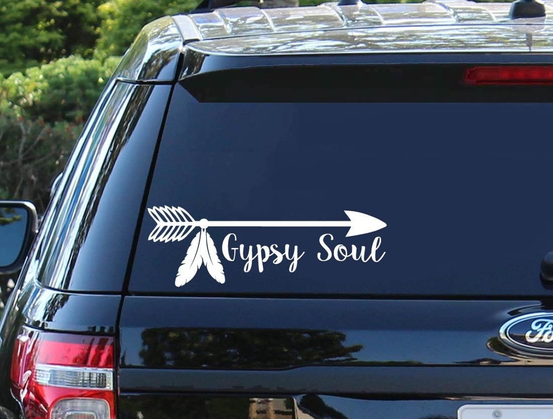 Arrow Gypsy Soul Vinyl Decal Gypsy Decal Arrow Cute - Etsy