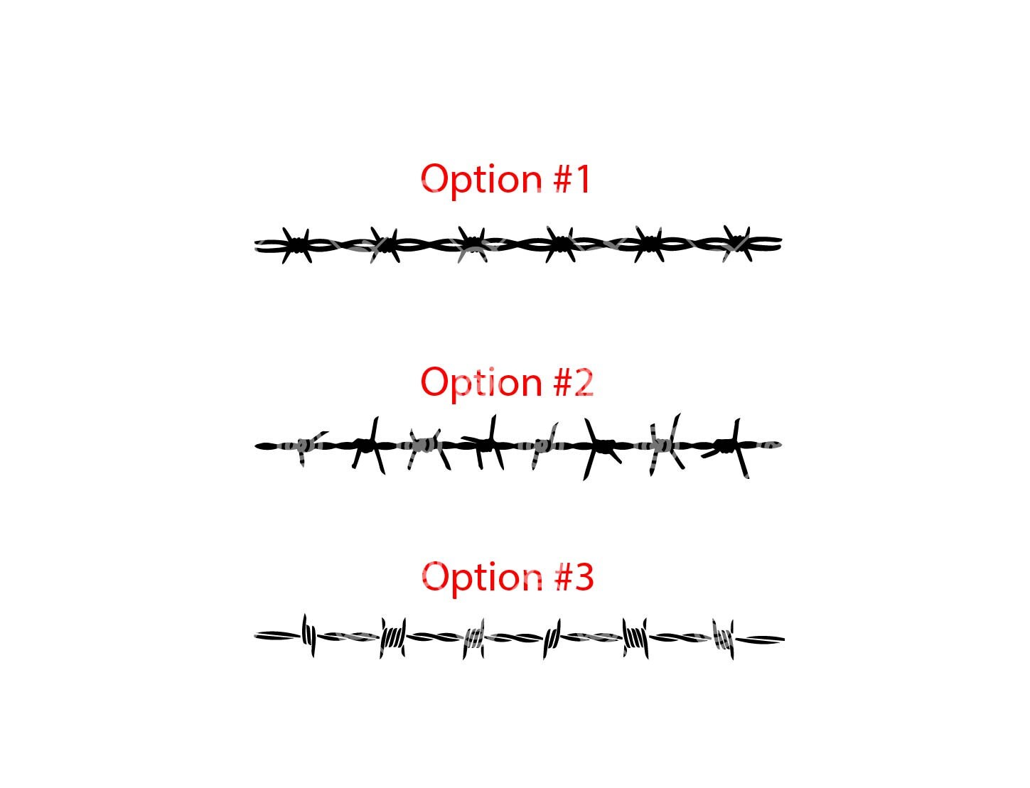 Barbed Wire Decal Barbed Wire Fence Barb Wire Decor - Etsy