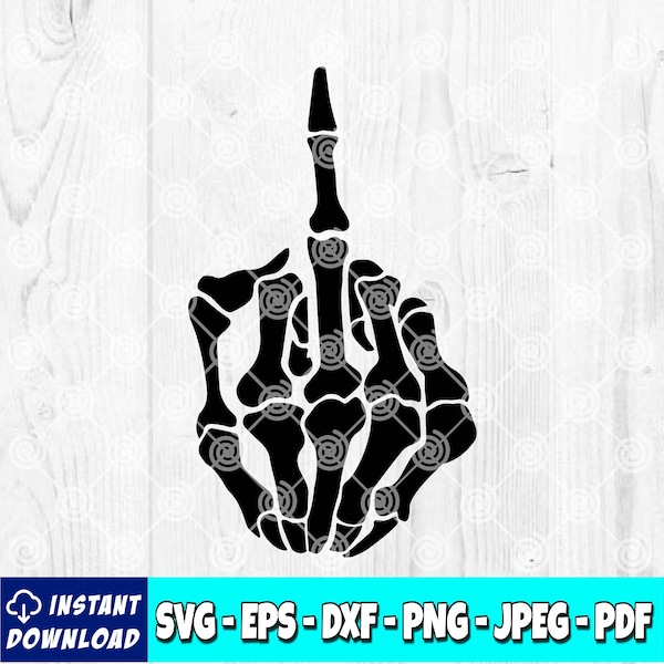 Middle Finger Svg - Etsy