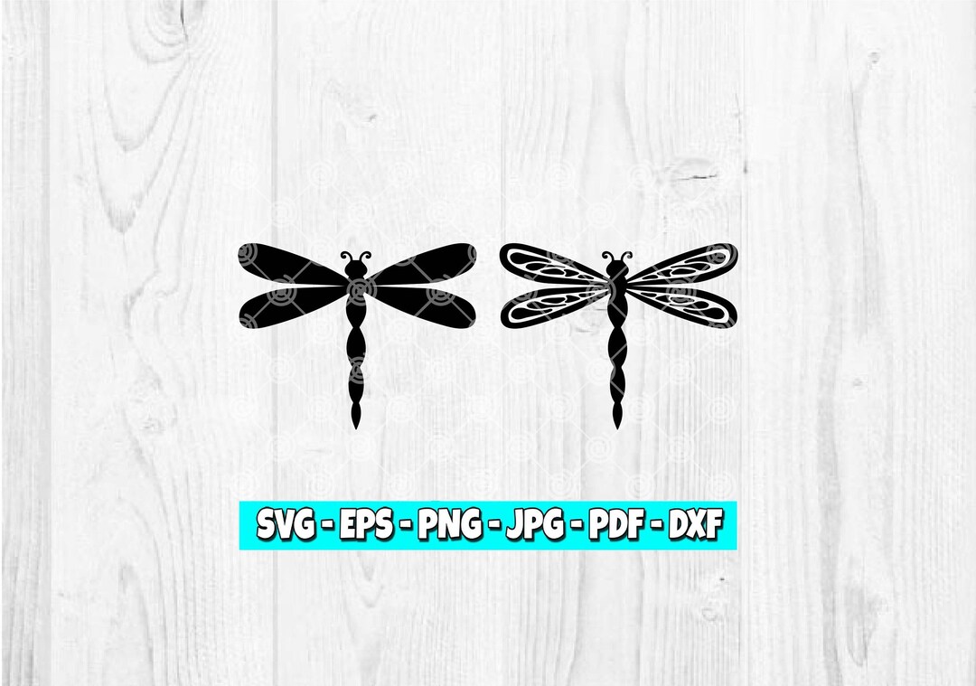 Dragonfly SVG Dragonflies Svg Tribal Dragonfly Silhouette Files Cricut ...