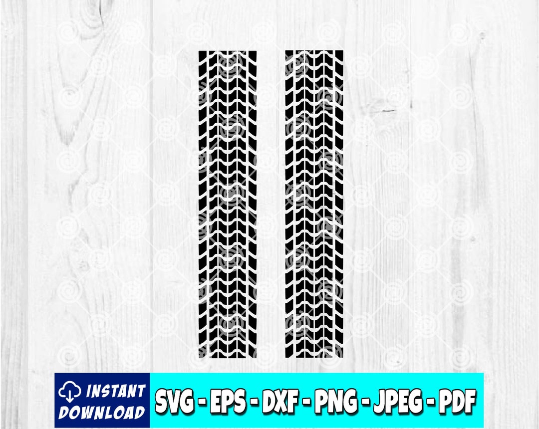 Tire Track SVG: Mud off Road Tread Cut File (digital Download) - Etsy