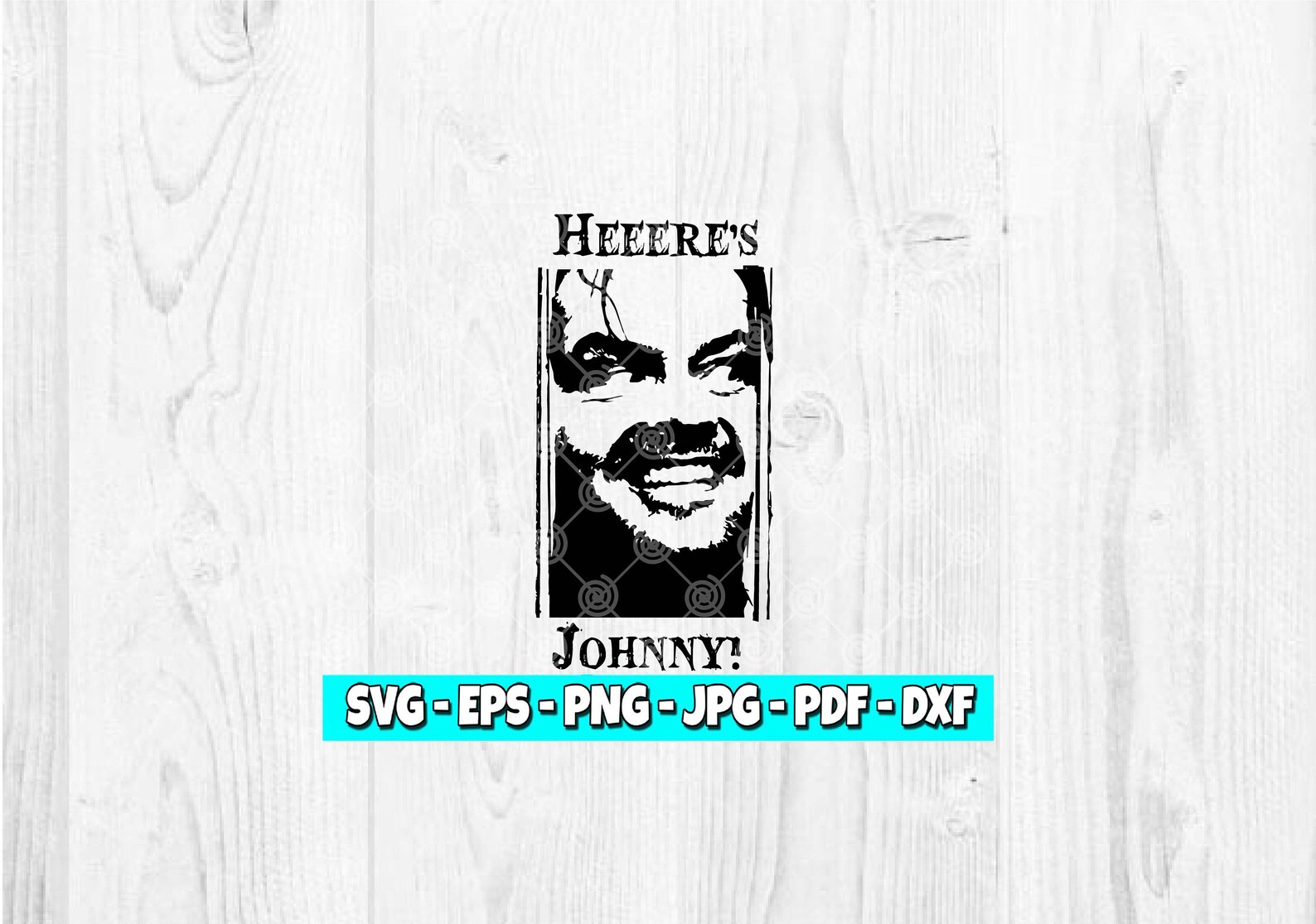 Here's Johnny SVG the Shining Svg Horror Svg - Etsy Israel