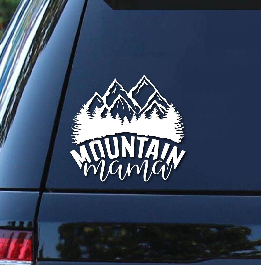 Mountain Mama Vinyl Decal: Car Bumper Sticker - Etsy