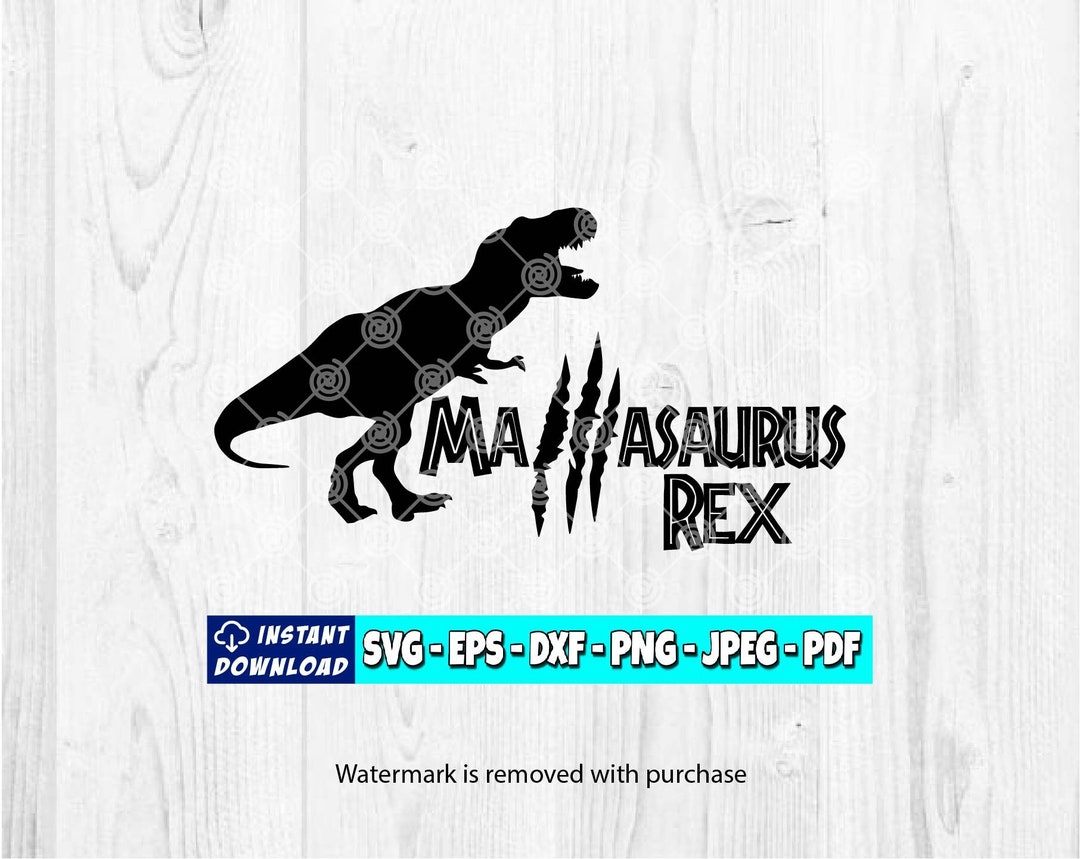 Mamasaurus Rex SVG: Dinosaur Mom Design (digital File) - Etsy
