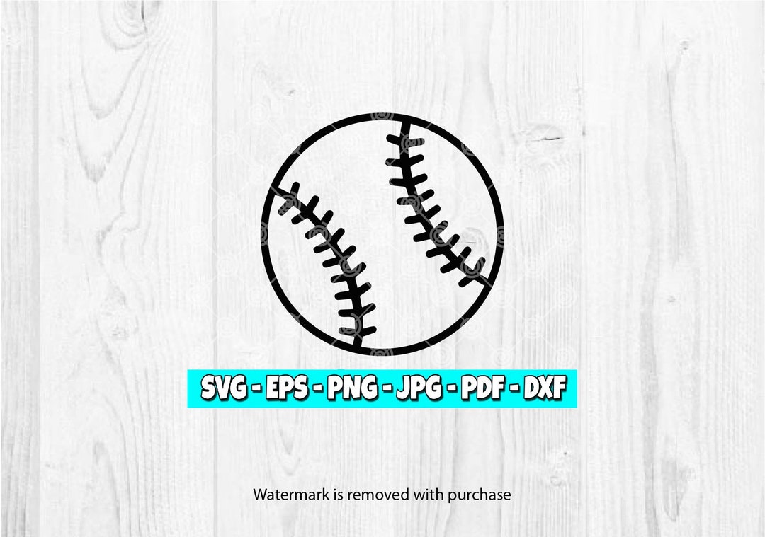 Baseball Outline SVG Sports Svg Baseball Laces Svg Ball Svg Baseball ...
