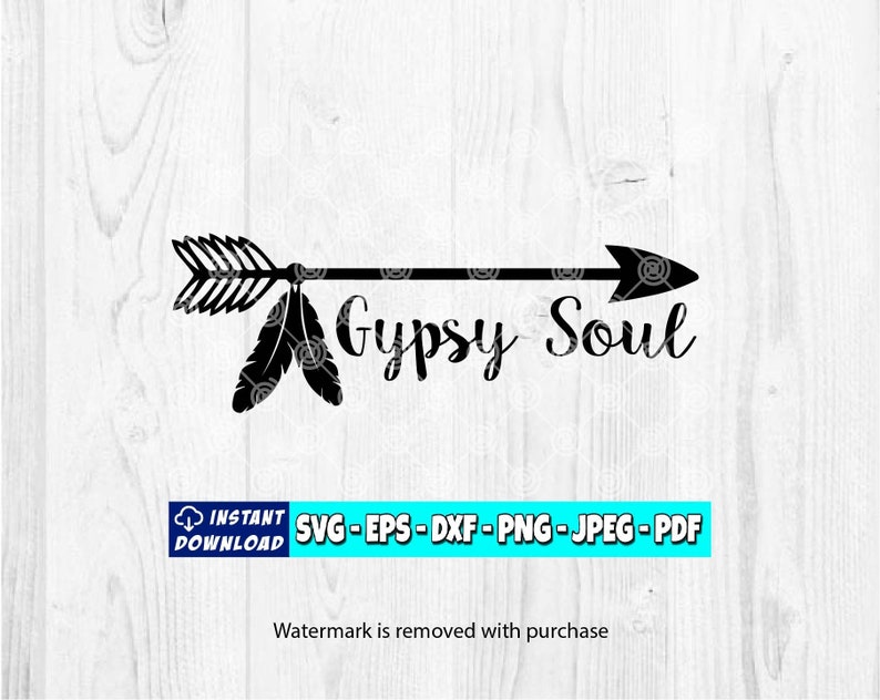 Gypsy Soul | Gypsies | Boho Girl | Digital Download | Digital | Cricut ...