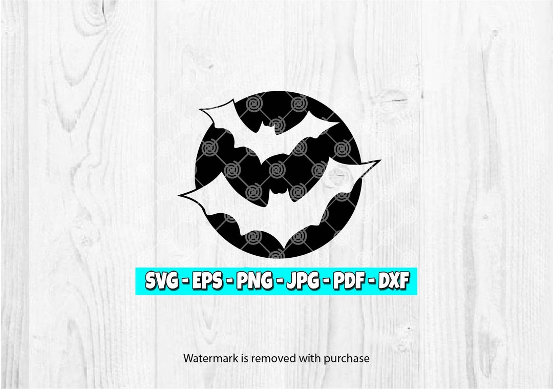 Bats Circle SVG | Halloween Bats | Circle Svg Bat | Bat Clipart | Bat ...