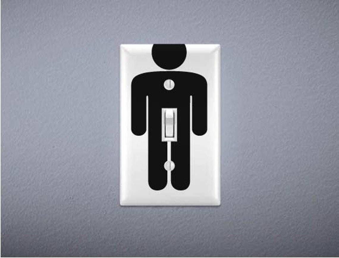 Male Light Switch Template SVG Stick Figure Outlet Svg - Etsy
