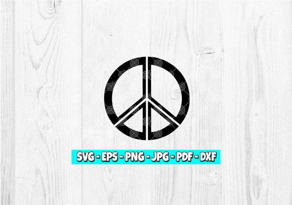 Peace Sign SVG Love Svg Peaceful Peace Symbol Peace - Etsy