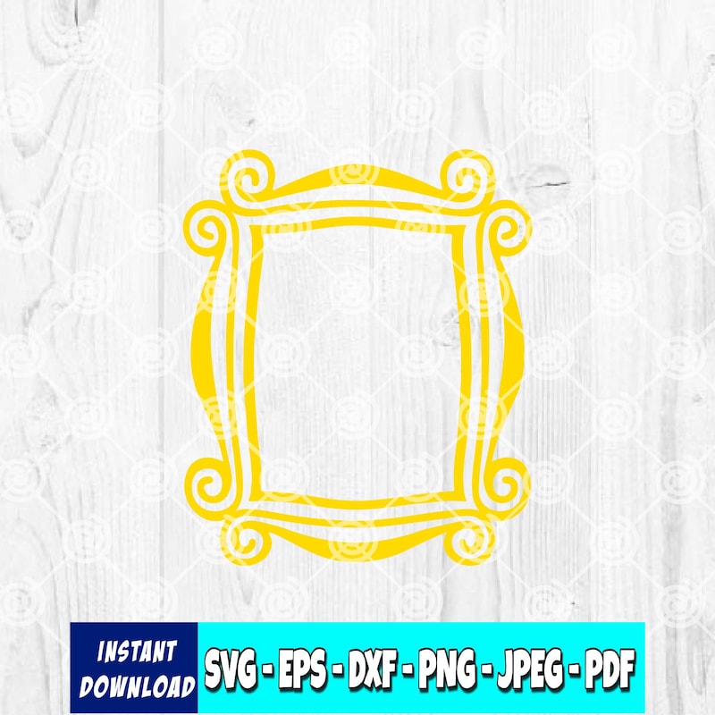 Friends Picture Frame Svg - Etsy