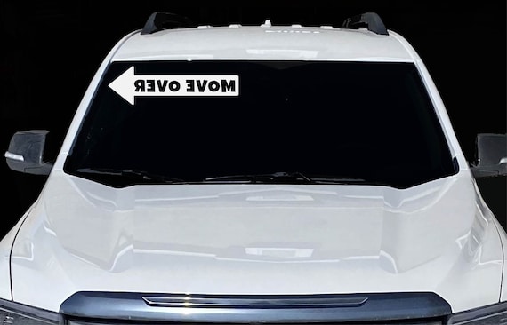 Move Over Decal Left Lane Decal Fast Lane Decal Move Out - Etsy