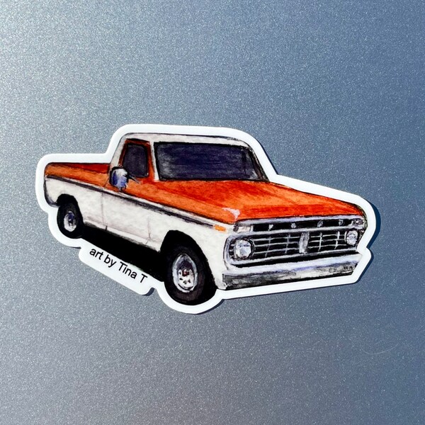 Ford Truck Vintage Sticker - Etsy