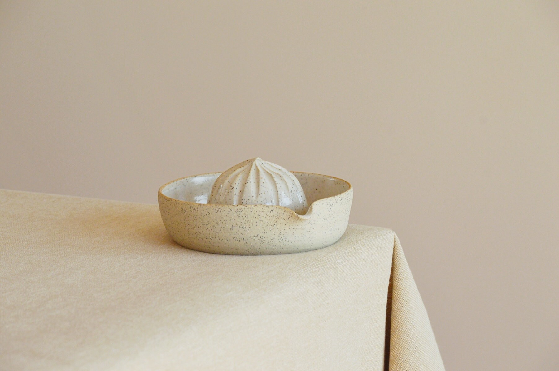 Handmade Ceramic Citrus Juicer: Wheel-thrown & Hand-carved - Etsy