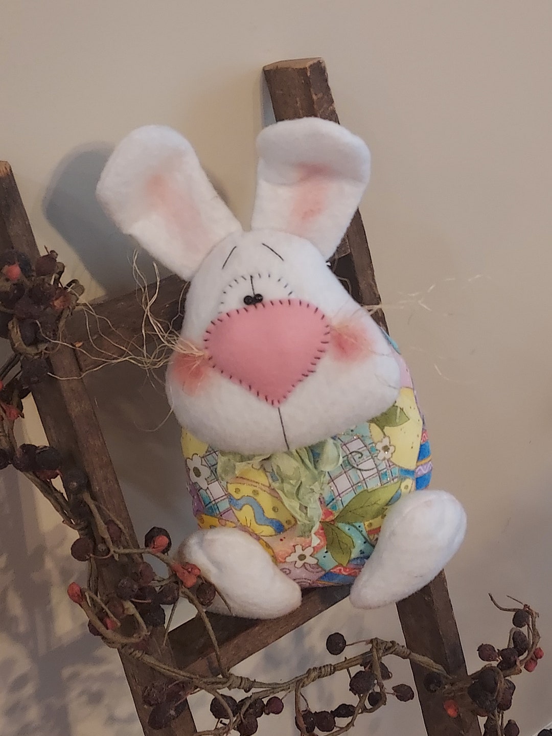 Egg Shaped Bunny, Bunny Shelf Sitter, Easter Decoration, Easter Bunny ...