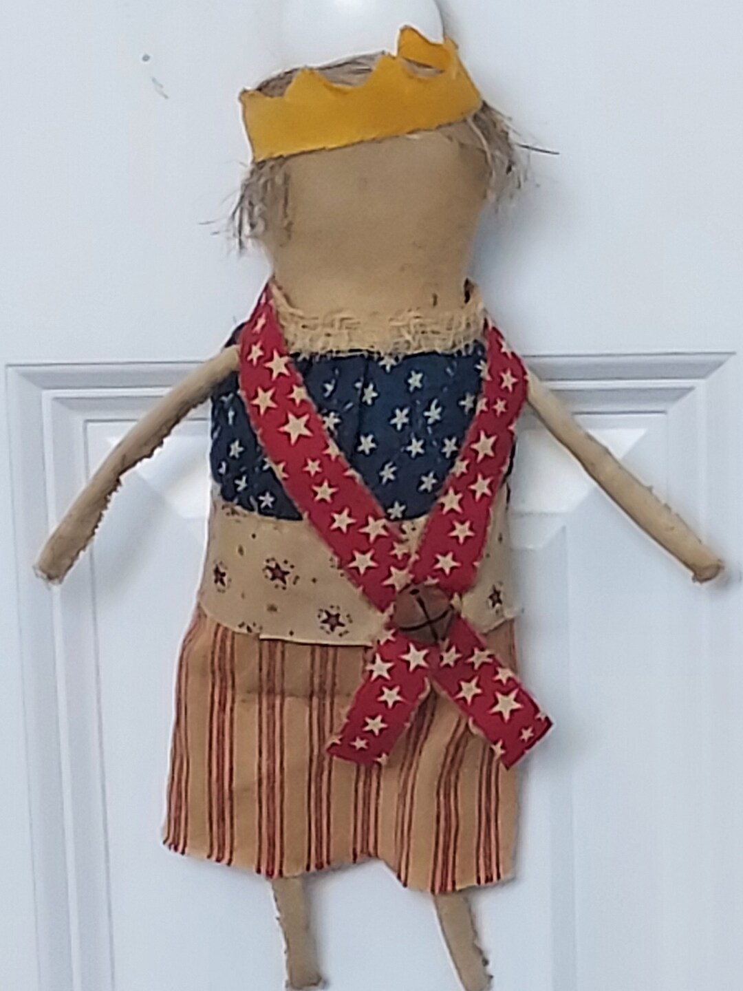 Prim Lady Liberty Peg Hanger, Liberty Bell Doll, Liberty Bell Bowl ...