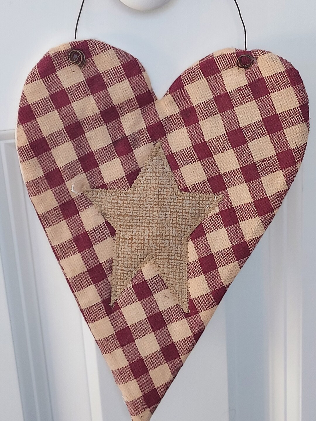 Hanging Heart, Heart Peg Hanger, Valentine Heart, Valentine's Day ...