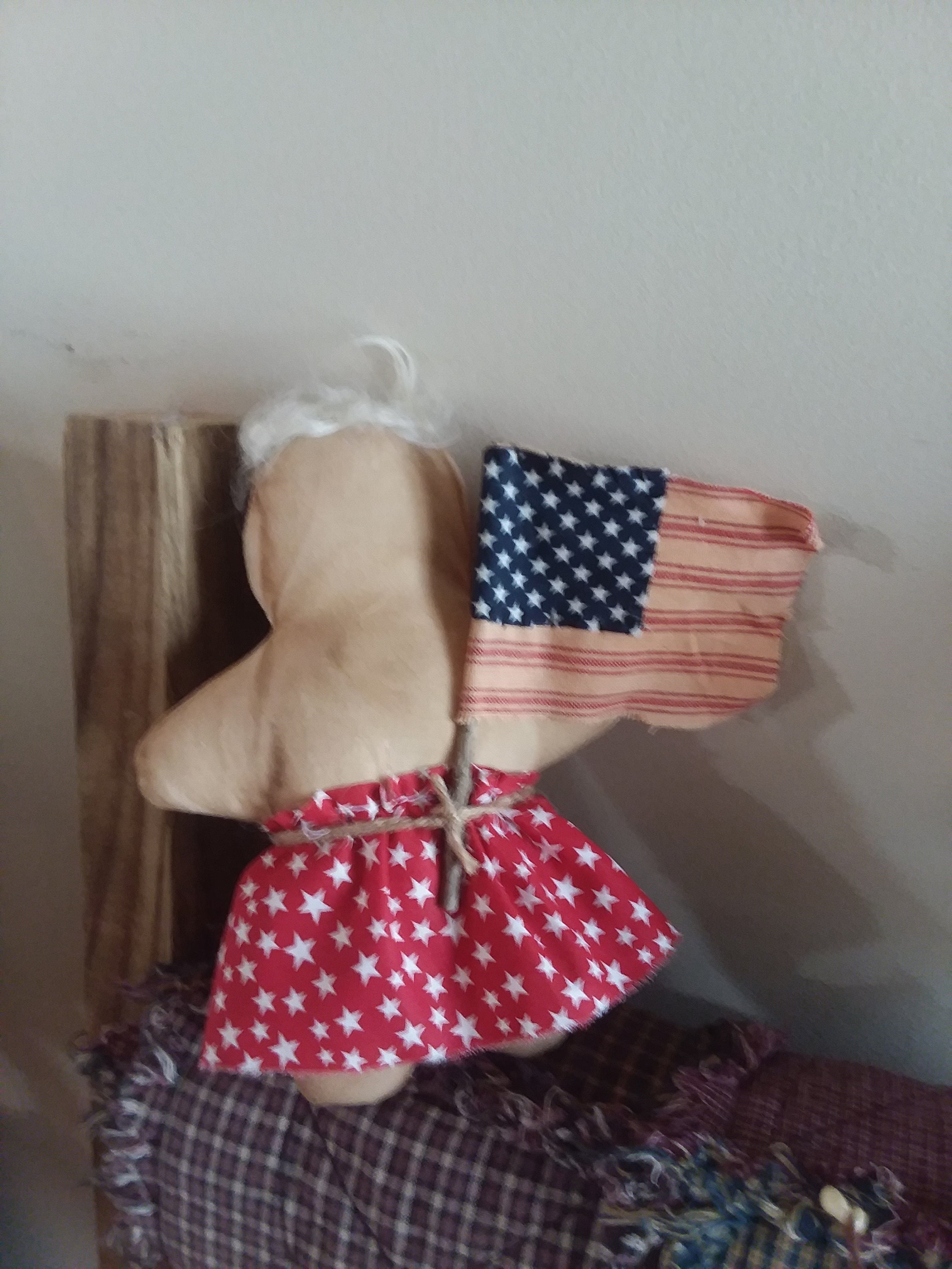 Patriotic Prairie Doll Americana Prairie Doll Prim Prairie - Etsy