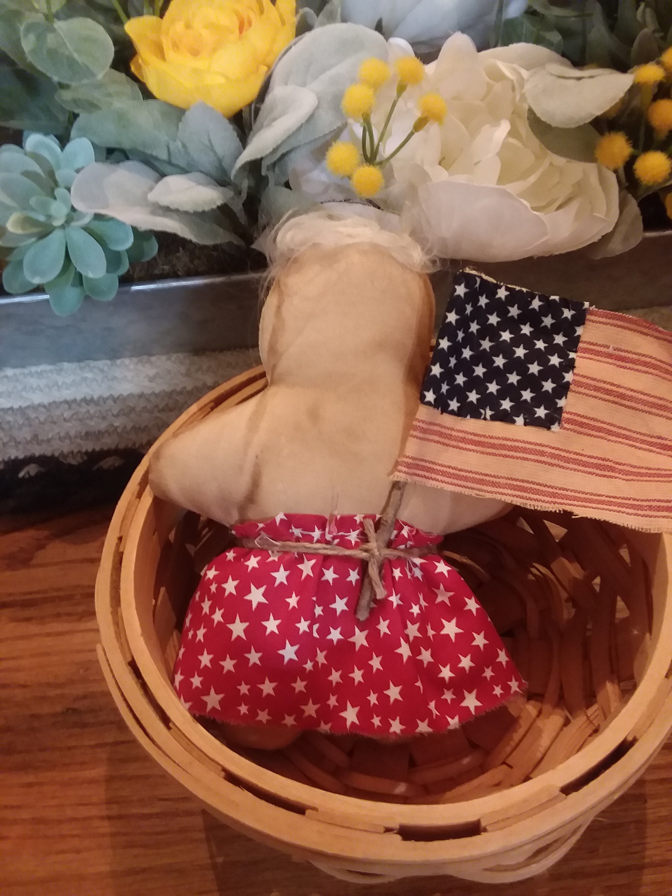 Patriotic Prairie Doll Americana Prairie Doll Prim Prairie - Etsy