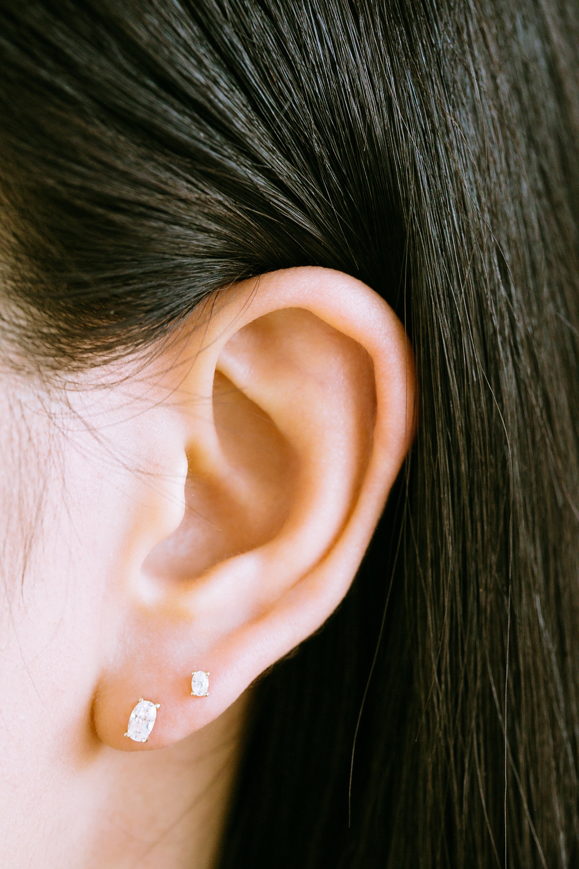 14K Gold Forward Helix Cartilage Tragus Inner Conch Minimal - Etsy