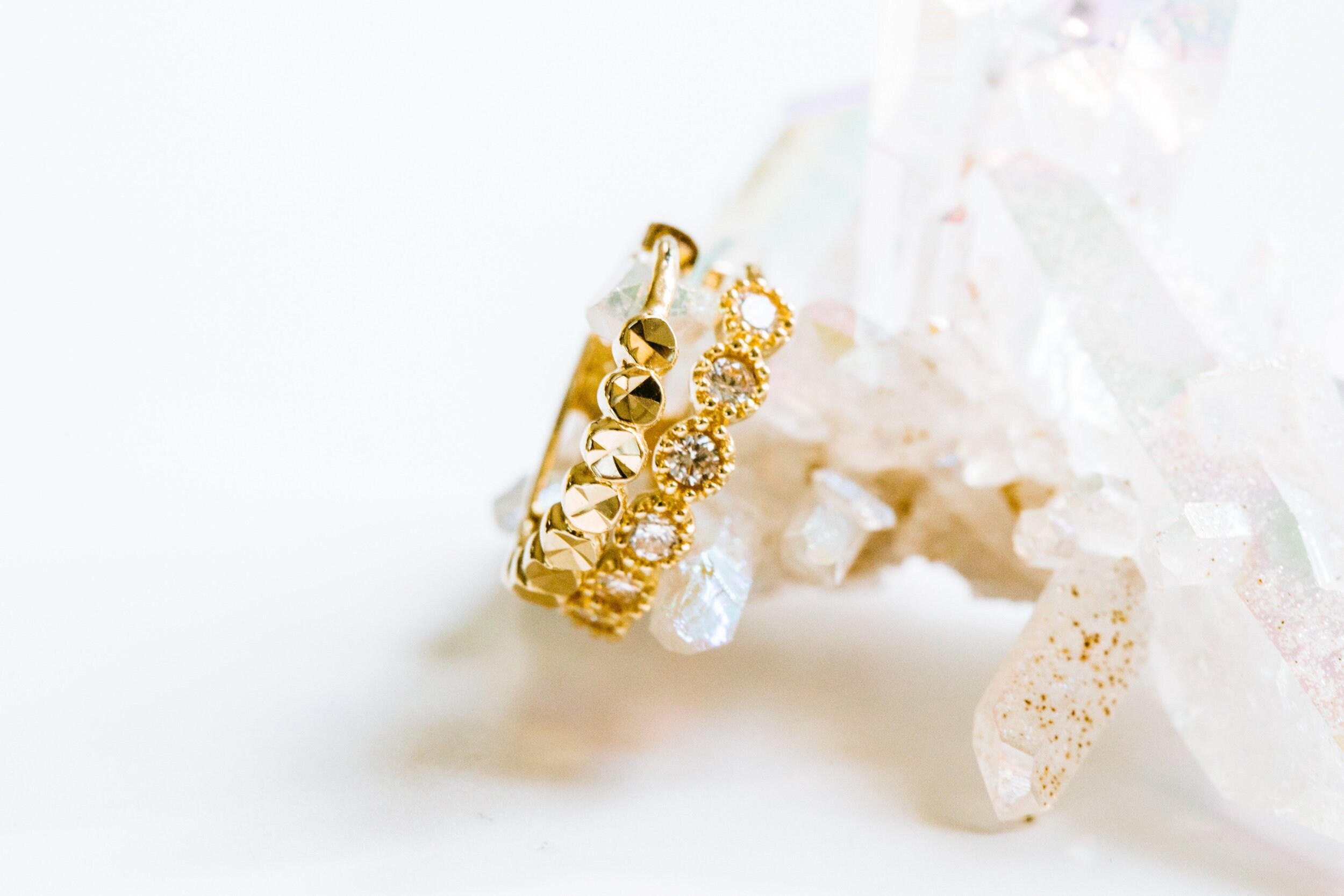 14K oro sólido joyería abierta redondo círculo Tragus cartílago ...