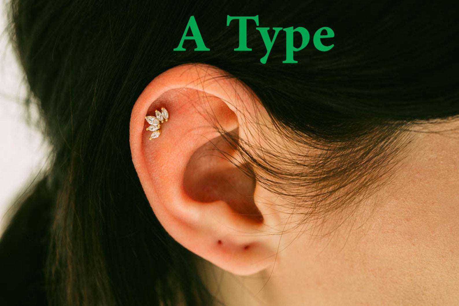 Cute Teardrop Bridal Mermaid Cz Cubic Zirconia Crystal - Etsy